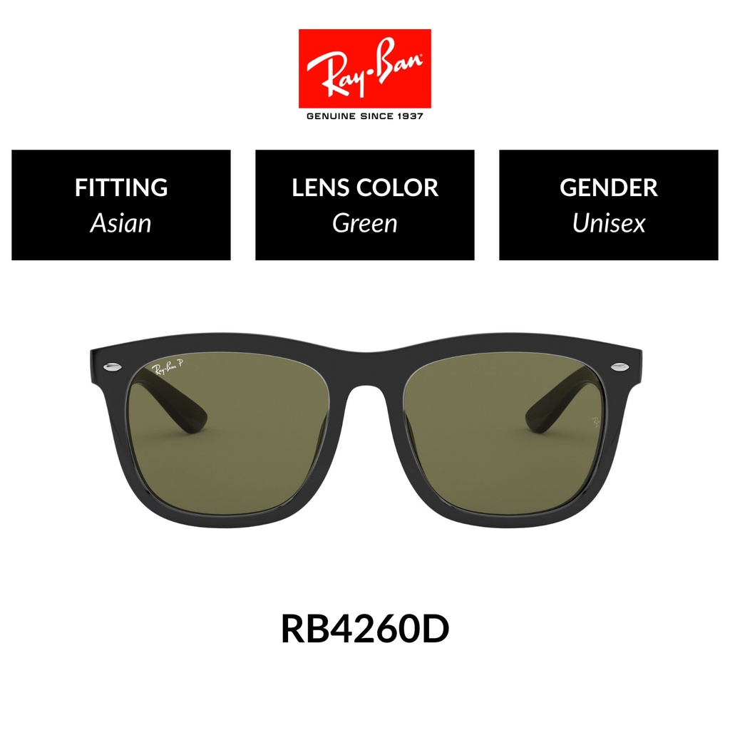 Mắt Kính RAY-BAN Polarized - RB4260D 601/9A - Kính mát | Shopee Việt Nam