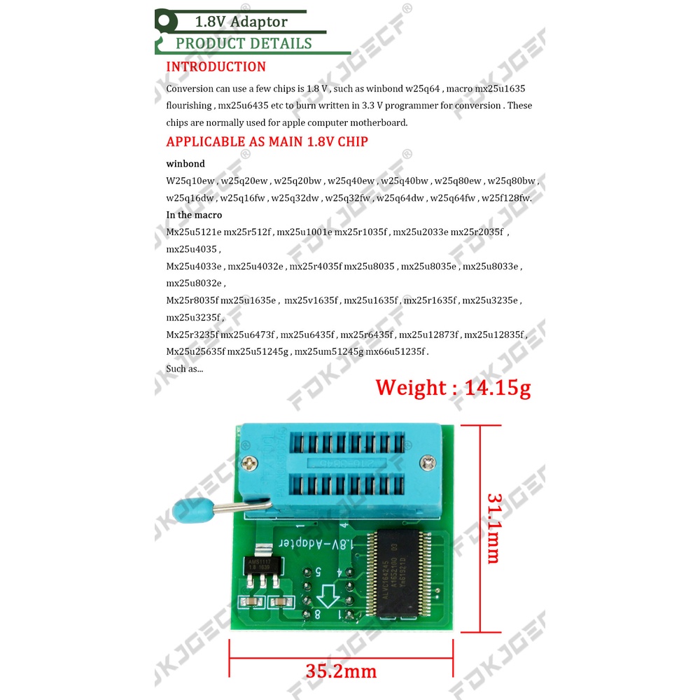 Bộ Chuyển Đổi Lập Trình CH341A + Bộ Chuyển Đổi SOIC8 + Kẹp SOP8 ...