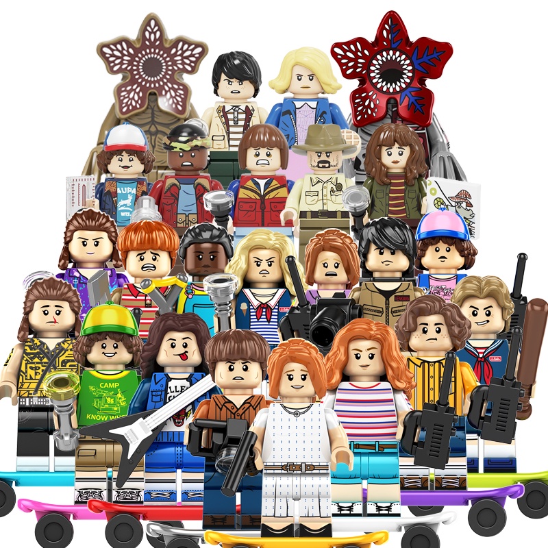 Mô Hình Lắp Ráp Nhân Vật Eleven Demogorgon Wheeler Harrington Mike ...