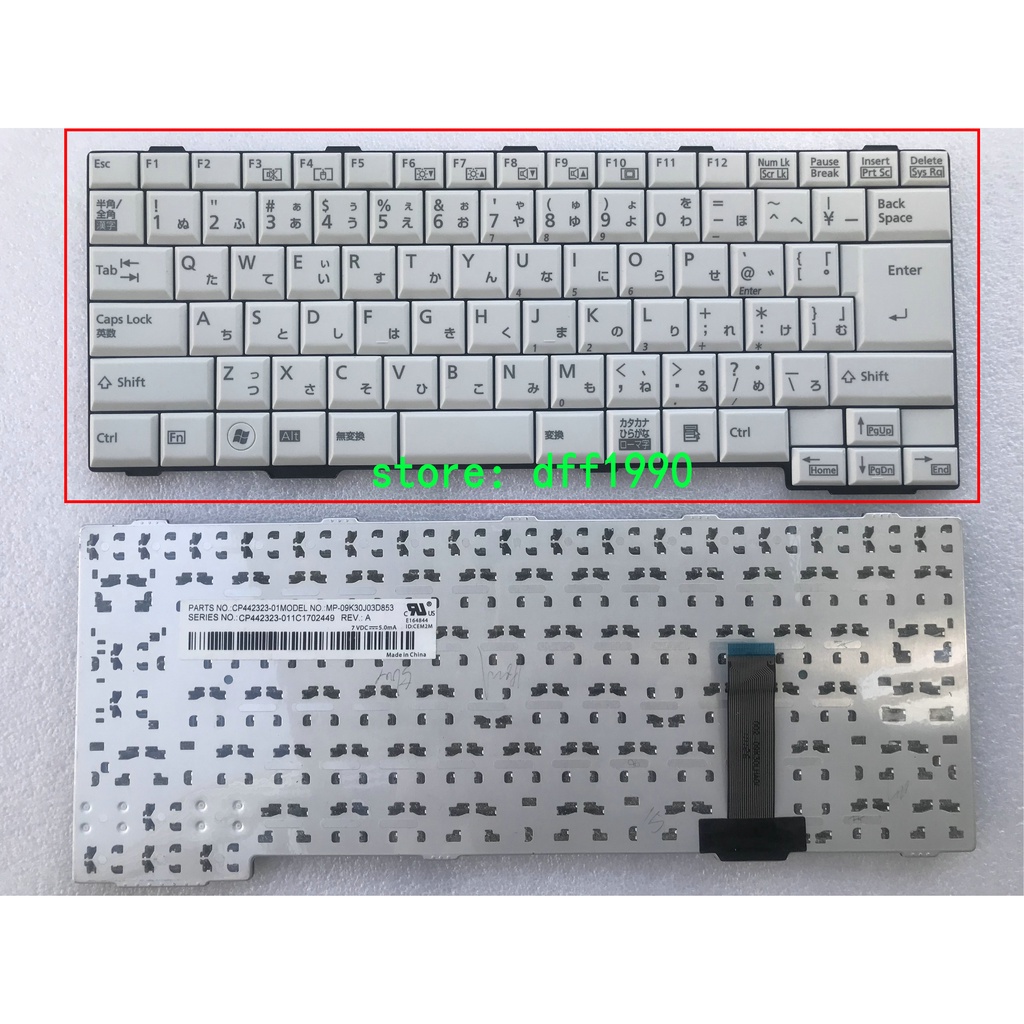 Bàn phím Fujitsu A572 SH560 S760 T901 S761 S762 S560 S561 S751 JP | Shopee Việt Nam
