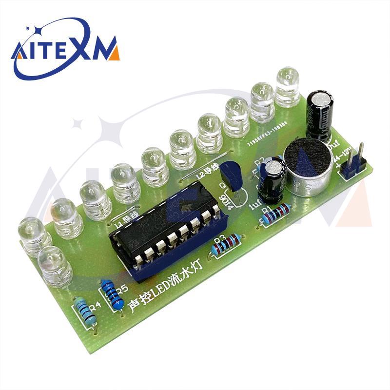 Bộ Mô Đun Điện Tử CD4017 Điều Khiển Giọng Nói Đèn LED Diy | Shopee Việt Nam
