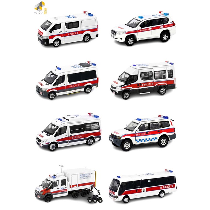 Weiying TINY Xe Cảnh Sát Hồng Kông 164 Mercedes-Benz Spenter Cấp Xử Lý Cháy Nổ EOD Xe Tiểu Liên ...