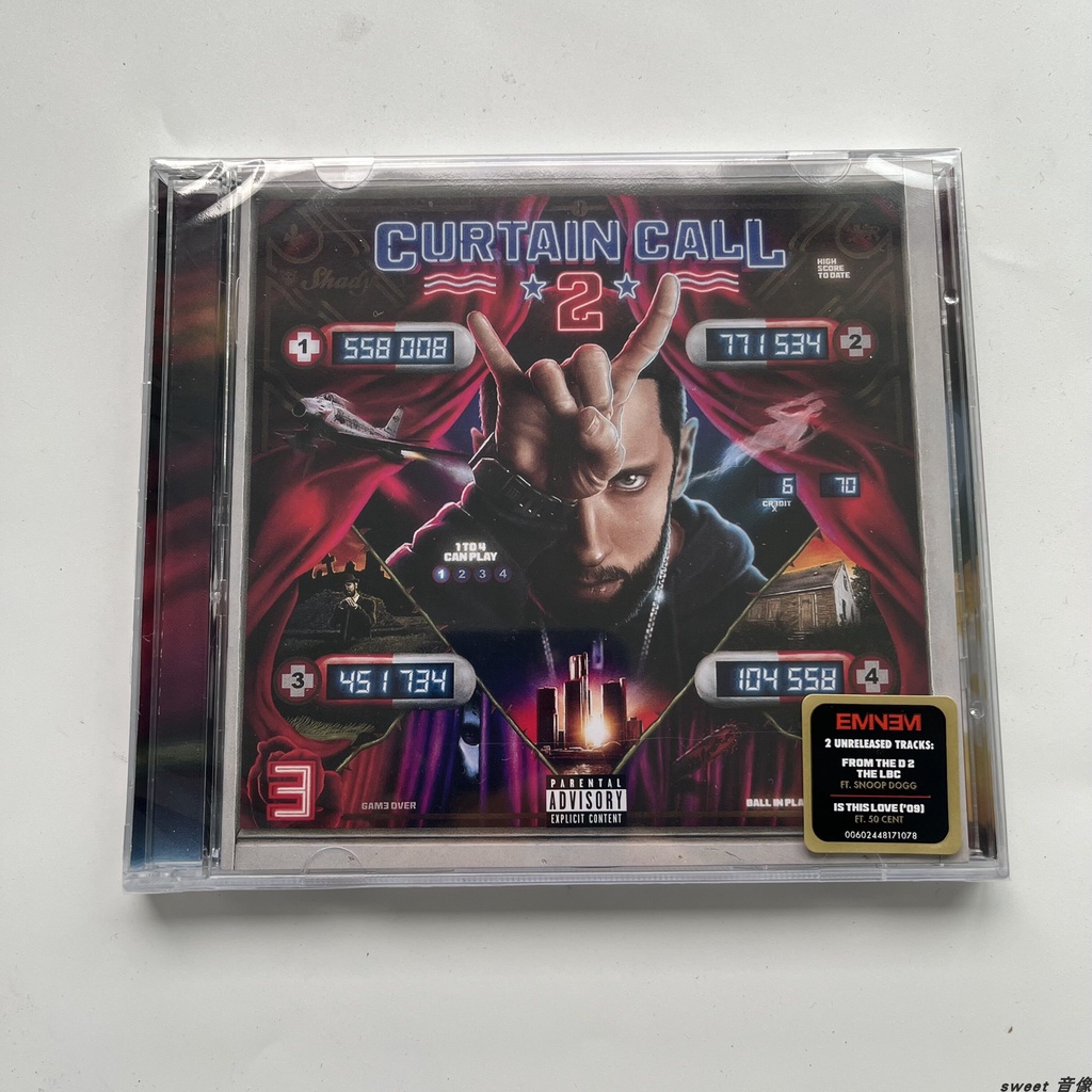 Ca sĩ người Mỹ gốc Âu CD Eminem Eminem Eminem Curtain Call 2 Bài hát ...