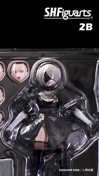 Bandai SHF NieR 2B NieR Mechanical Era 2B Miss TV Animation Joint Hình ...