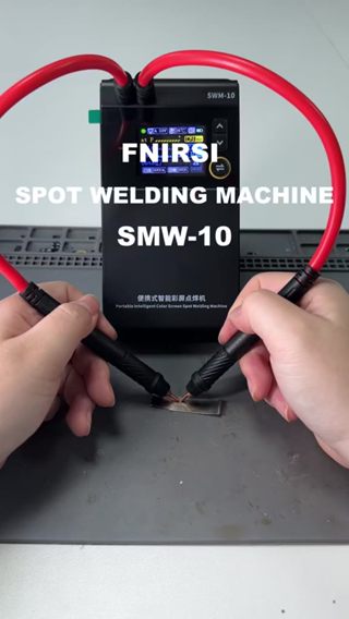 FNIRSI SWM-10 Portable Battery Spot Welder DIY Mini Welding Machine 18650 Battery Pack Welding ...