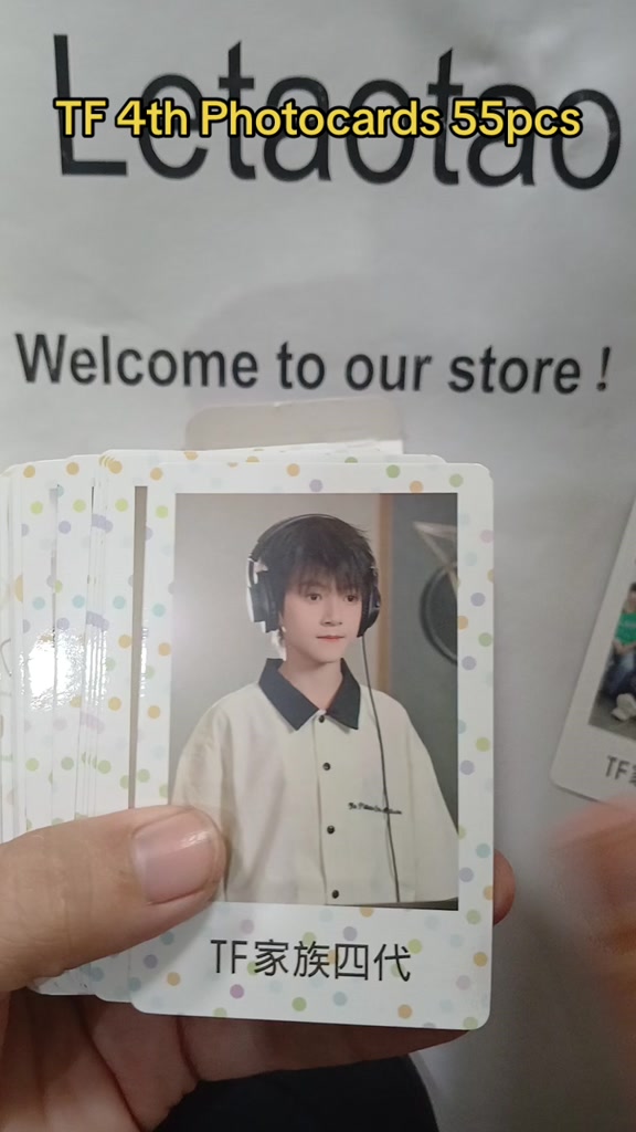 55 chiếc TF Family 4th T.O.P TNT Lomo cards Dylan Wang Hedi Left Zuo ...