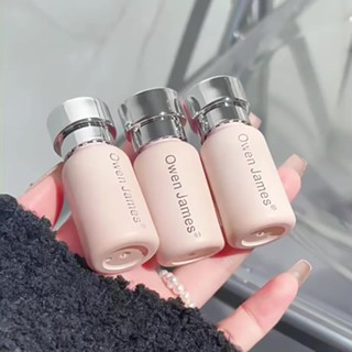 Owen James Lip Gloss Pink Round Tube Matte Smooth Lasting Nature Water ...