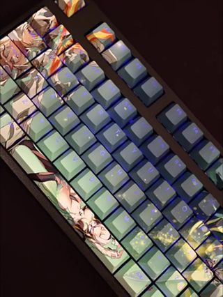 Firefly Keycaps Cherry Profile Honkai: Star Rail Anime Theme PBT Dye ...