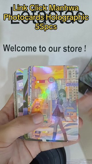 55pcs Anime Manhwa Manga Sanrio Hidden love Raster Card Jinx Blue Lock ...