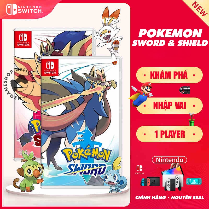 Game Nintendo Switch Pokemon Sword and Shiled Nguyên Seal Giá Tốt ...