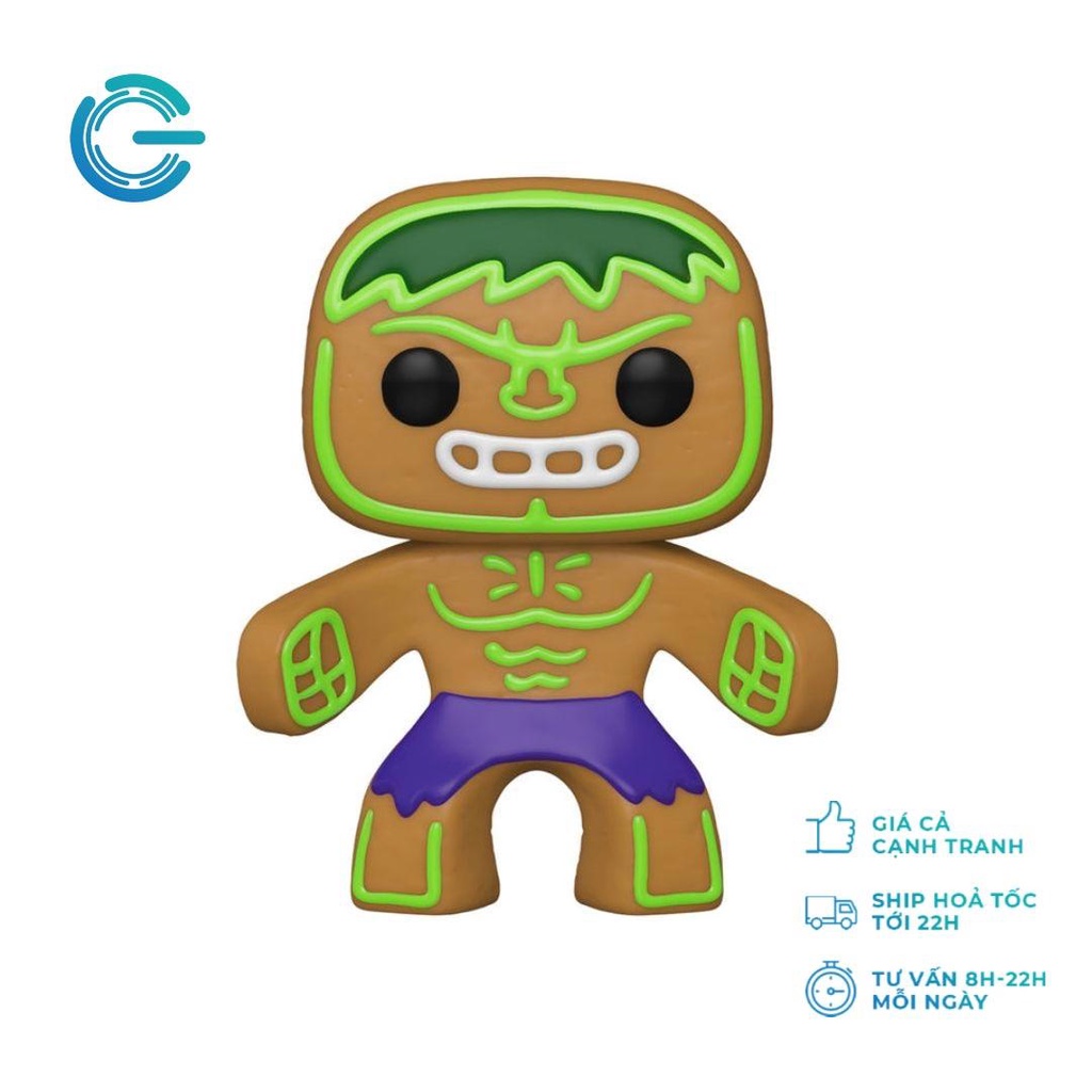 [Chính hãng] Mô hình nhân vật 935 hulk gingerbread 10cm funkopop ...