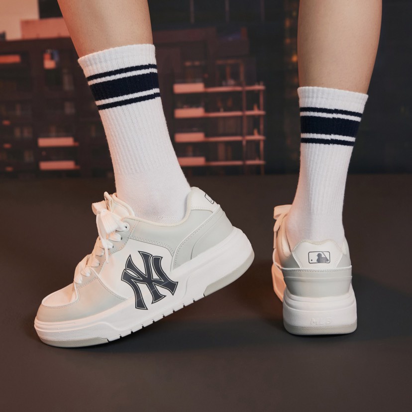 [CHÍNH HÃNG] Giày thể thao Sneaker MLB CHUNKY LINER màu Ice Grey Xám - Code: 3ASXCA12N - 50GRL ...