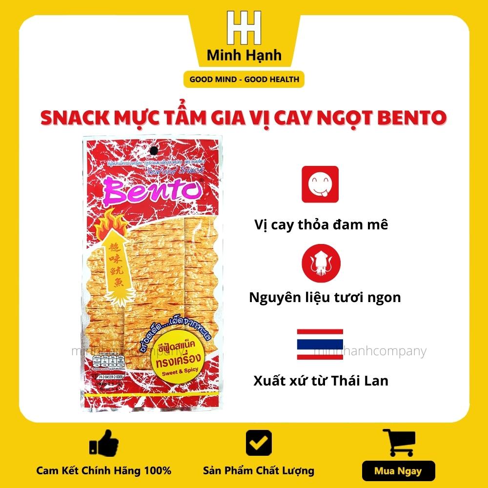 Snack Mực Bento Gói Màu Đỏ Tẩm Gia Vị Cay Nồng Đậm Vị Nhập Khẩu Từ Thái ...