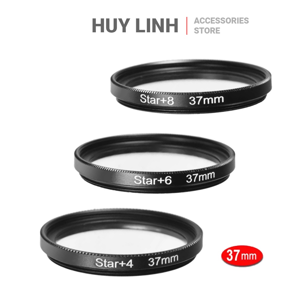 Star Filter lens 37mm - Bộ kính lọc sao 4x 6x 8x cho lens, ống kính ...