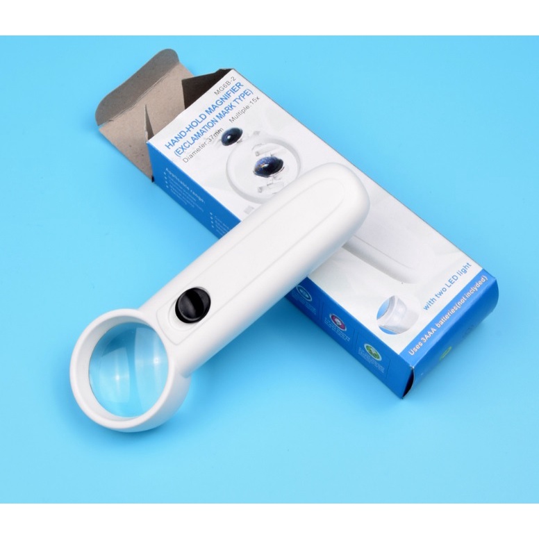 Kính lúp siêu sáng có đèn MG6B-2 sử dụng 3 viên pin AAA | Shopee Việt Nam