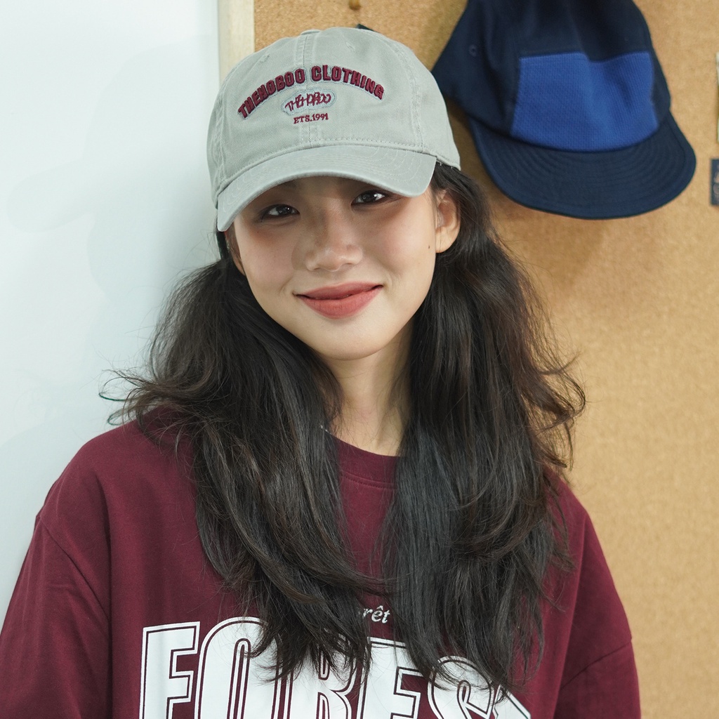 Japanese letter embroidery Korean version cap for women's summer casual ...