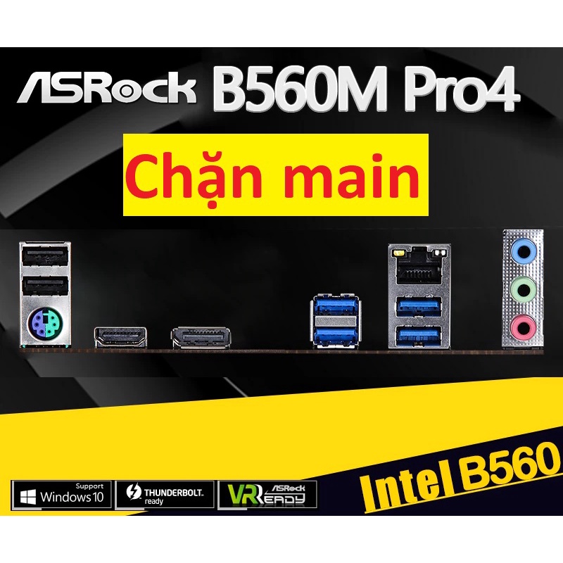 Chặn main ASROCK B560M PRO4 hàng zin. Miếng Chặn main B560M Pro4, Fe ...