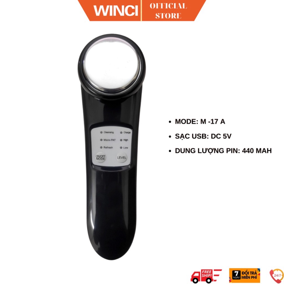 Máy đẩy tinh chất, massage da mặt 3 chế độ thông minh , WIN-M17A | Shopee Việt Nam