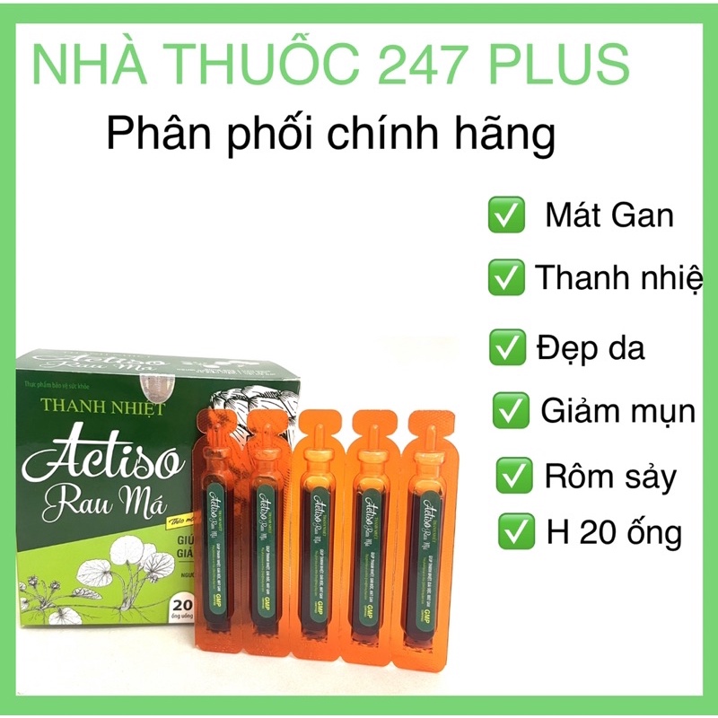 Mát gan thanh nhiệt artiso rau má dạng nước hấp thu nhanh hiệu quả cao ...