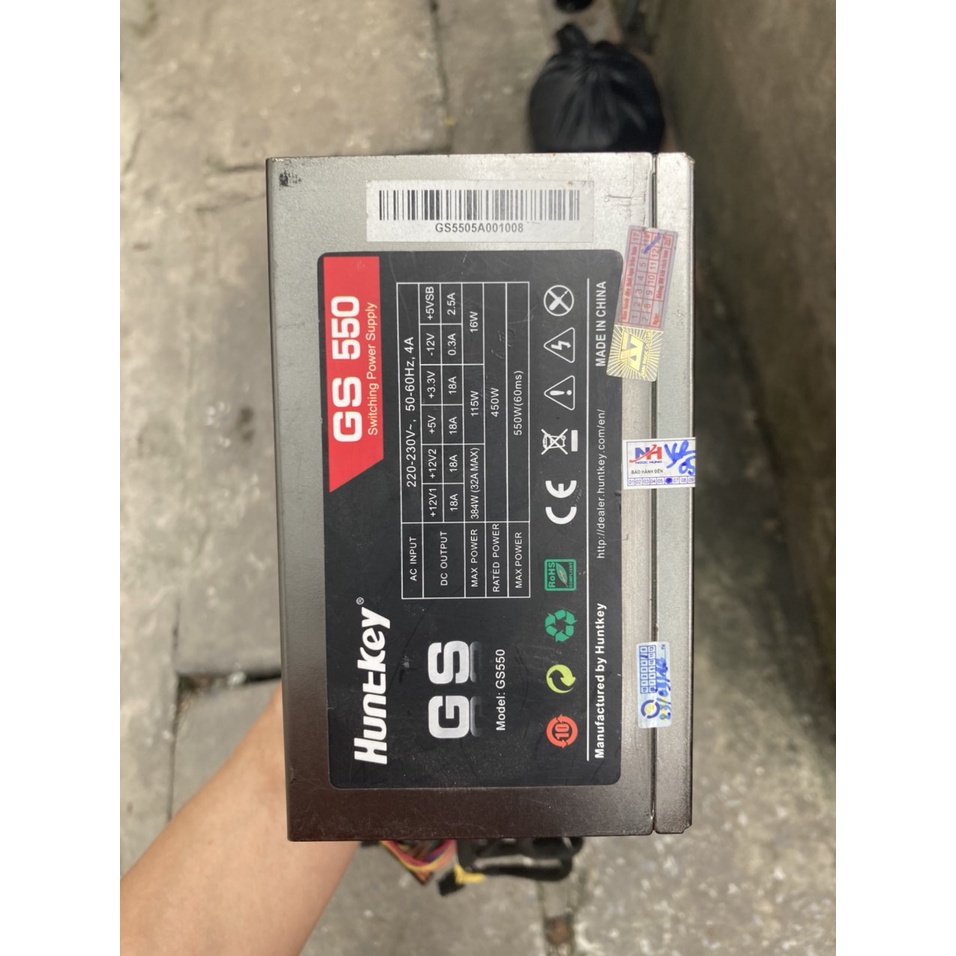 nguồn Huntkey 550W GS 550 case máy tính ATX PSU power supply Unit | Shopee Việt Nam