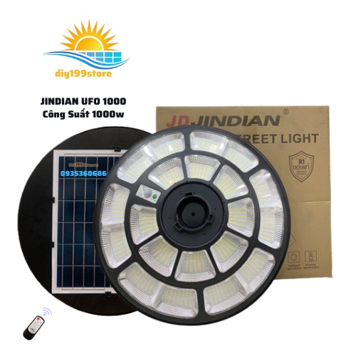 Đèn Năng Lượng Mặt Trời UFO 1000w Chính Hãng Jindian JD Solar Light | Shopee Việt Nam