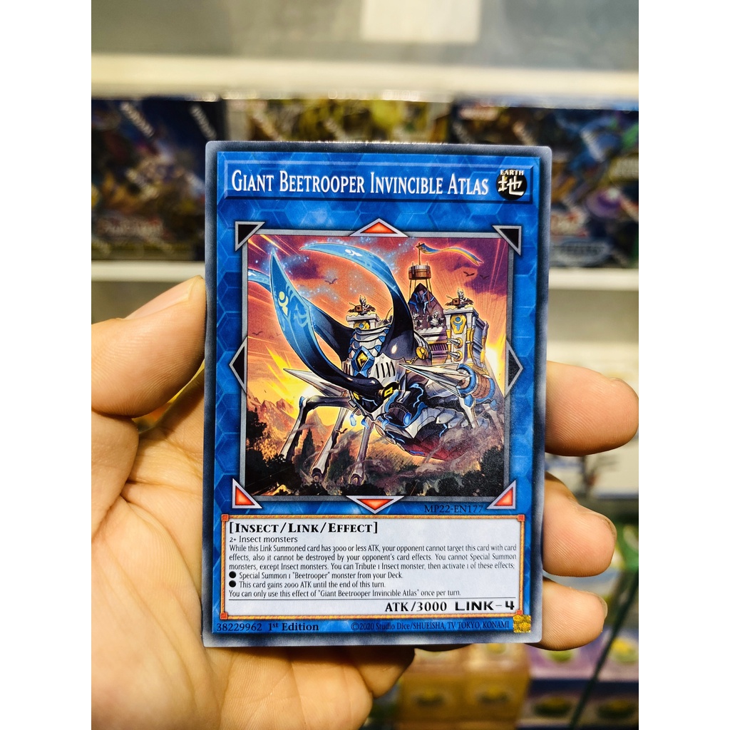 Thẻ Bài YugiOh!Mã MP22-EN177 - Giant Beetrooper Invincible Atlas - Common - 1st Edition | Shopee ...