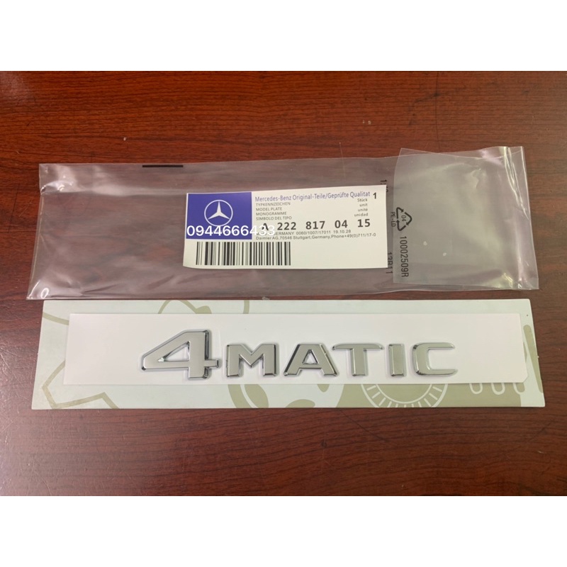 Tem 4matic glc300 , chữ 4matic s500 , Logo 4matic mercedes | Shopee ...
