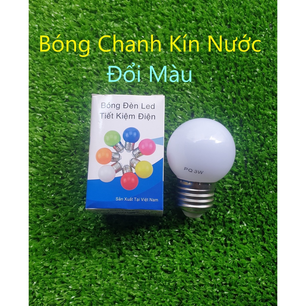 Bóng led chanh đổi màu, RGB (5 chế độ) Chống Nước trang trí Ngoài Trời ...