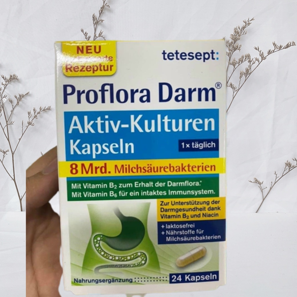 Viên uống men tiêu hóa tetesept Proflora Darm chứa 8 tỷ vi khuẩn axit ...