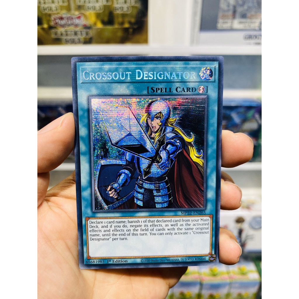 Thẻ Bài YugiOh!Mã MP22-EN265 - Crossout Designator - Prismatic Secret ...