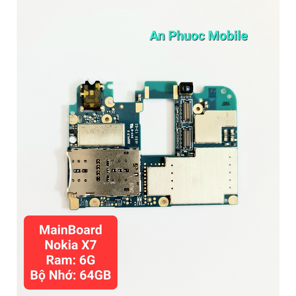 Main Nokia X7 TA - 1131 Ram 6G/64GB Zin Bóc Máy - Bo Mạch Mainboard Nokia X7 TA - 1131 64GB Full ...