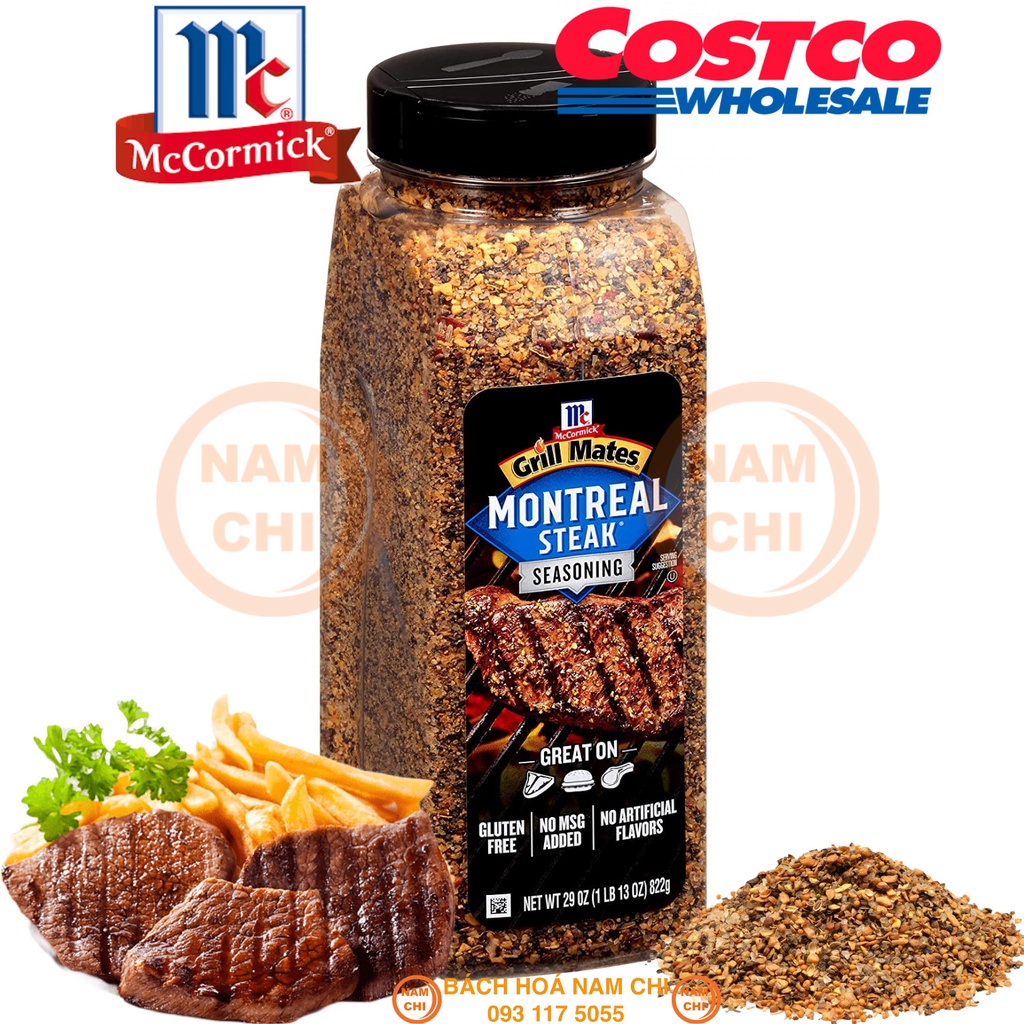 Gia Vị Ướp Thịt Bò STEAK McCormick Grill Mates Montreal Steak Seasoning ...