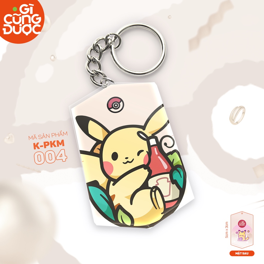 Móc chìa khóa Pokemon Pikachu Cute BST 2209 | Shopee Việt Nam