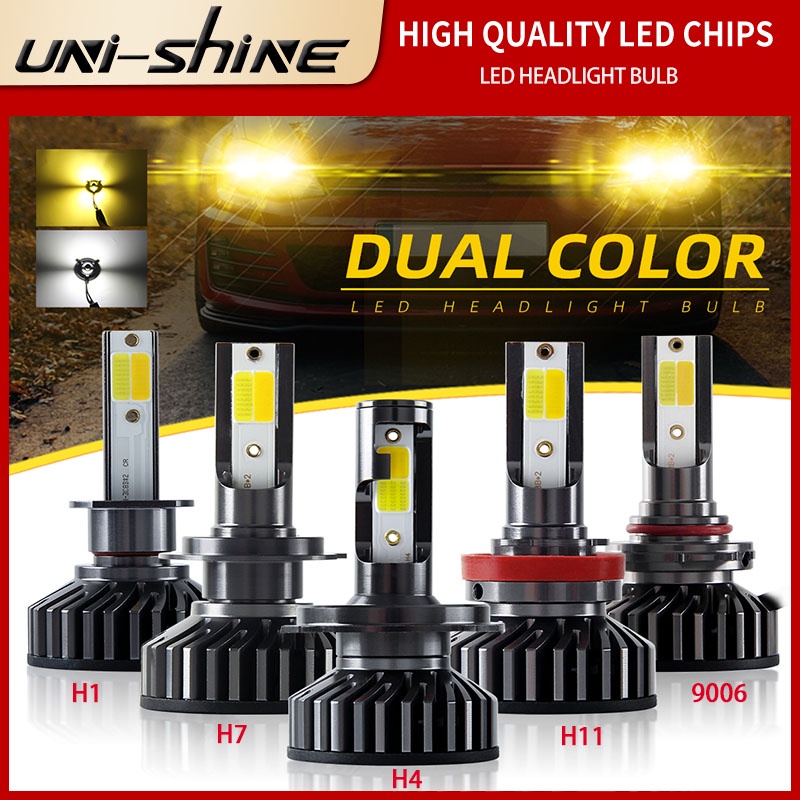 1 Cặp Đèn Pha LED H4 H7 H11 9005 HB3 9006 HB4 H1 H8 H9 3500K 6000K ...