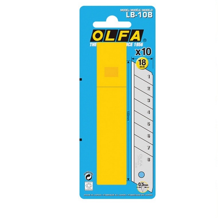 Hộp Lưỡi Dao Olfa LB-10B 18 mm Chính Hãng | Shopee Việt Nam