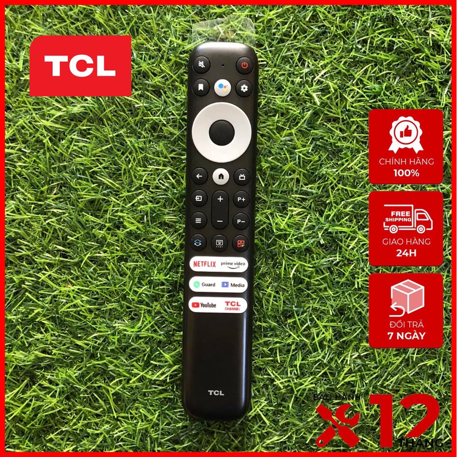Điều khiển giọng nói tivi TCL - Remote TCL có giọng nói Full tính năng (Tặng Pin) | Shopee Việt Nam
