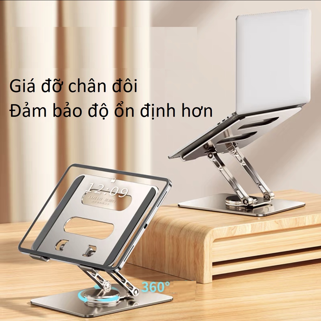 Giá đỡ laptop, iPad - Vu Studio - chân xoay 360 độ công thái học bằng ...