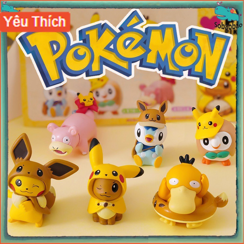 Đồ Chơi Viên Nang Pokemon Pikachu Chim Cánh Cụt Tròn Bằng Gỗ Thú Vị ...