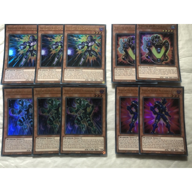 [Combo bài Yugioh] Vision Hero | Shopee Việt Nam