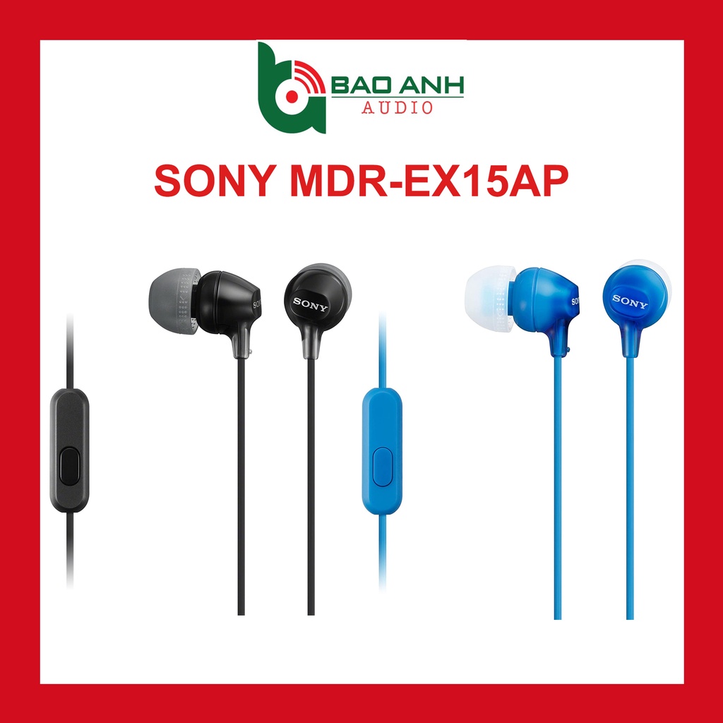 Tai nghe Sony In-ear MDR-EX15AP - Hàng Chính Hãng | Shopee Việt Nam
