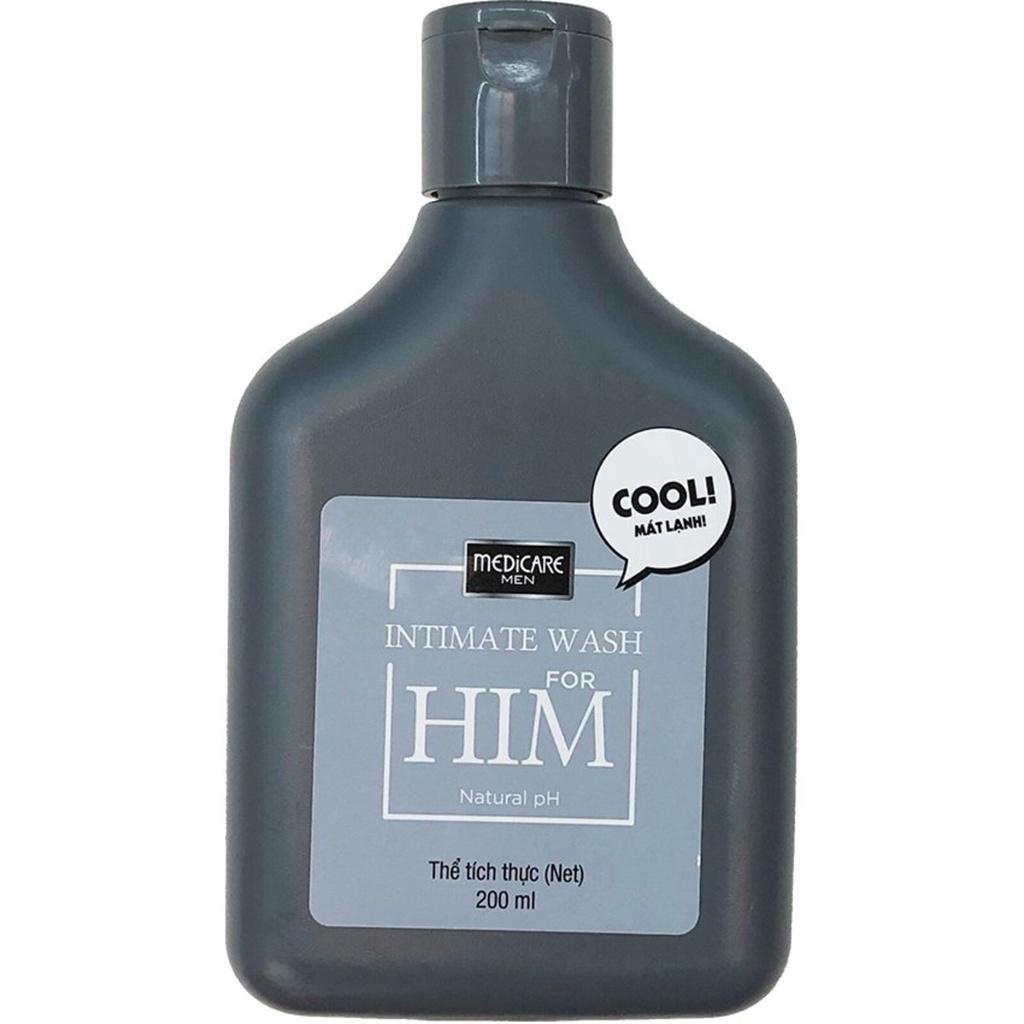[CHE TÊN SP] Dung Dịch Vệ Sinh Vùng Kín Dành Cho Nam Medicare Cool & Gentle For Him 200ml ...