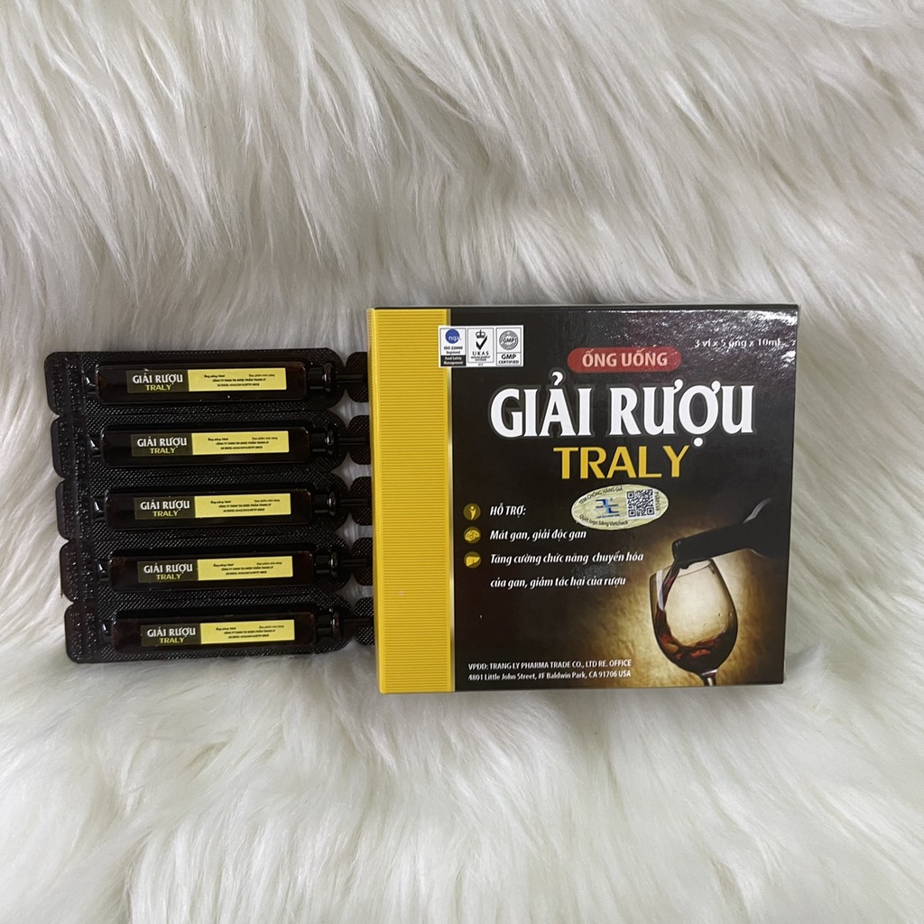 Ống uống giải ruou Traly ( hàng chính hãng) | Shopee Việt Nam