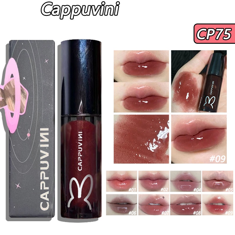 Son bóng Cappuvini dạng lỏng dưỡng ẩm lâu trôi không thấm nước 2.5g ...