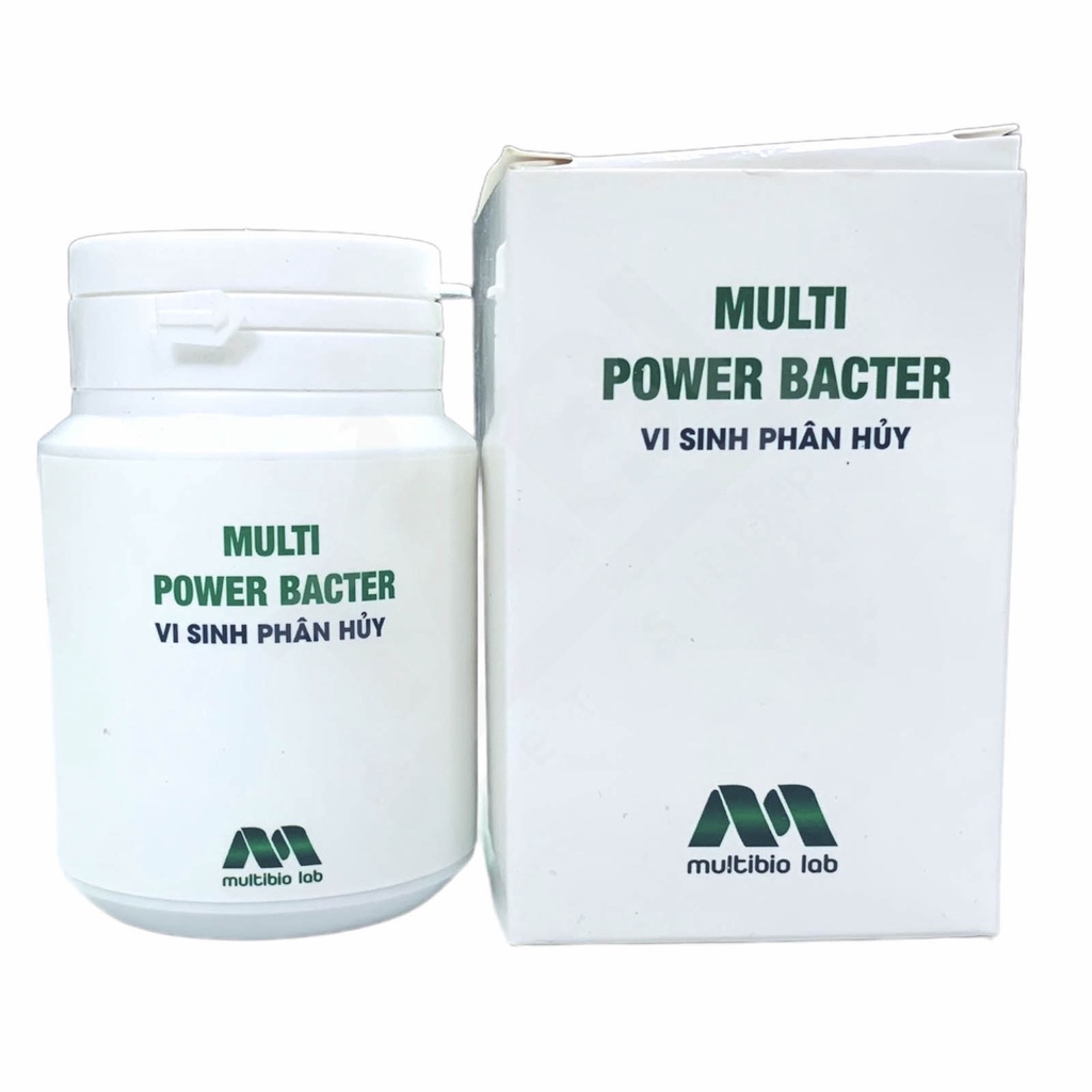 Chai Multi Power Bacter - Viên Nén Vi Sinh Phân Huỷ Tan Chậm Cao Cấp ...