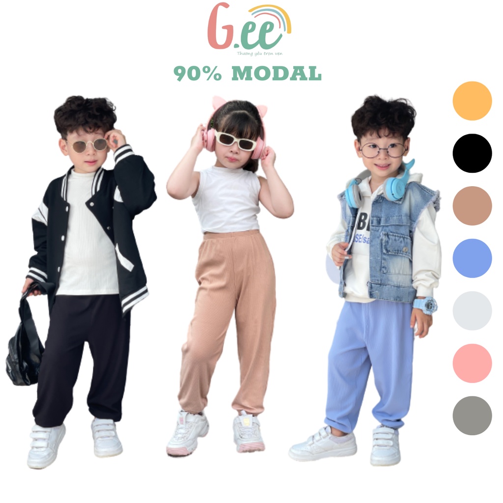 Quần Jogger Len Tăm Thu Đông Gee Cho Bé Trai, Bé Gái 6-65kg, Quần Dài ...