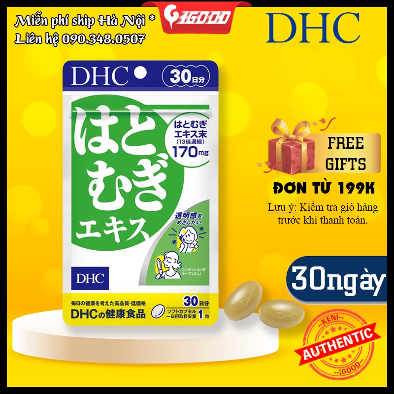 IGOOD - Viên Uống Sáng Da, trắng da DHC Adlay Extract Khôi Phục Sức ...