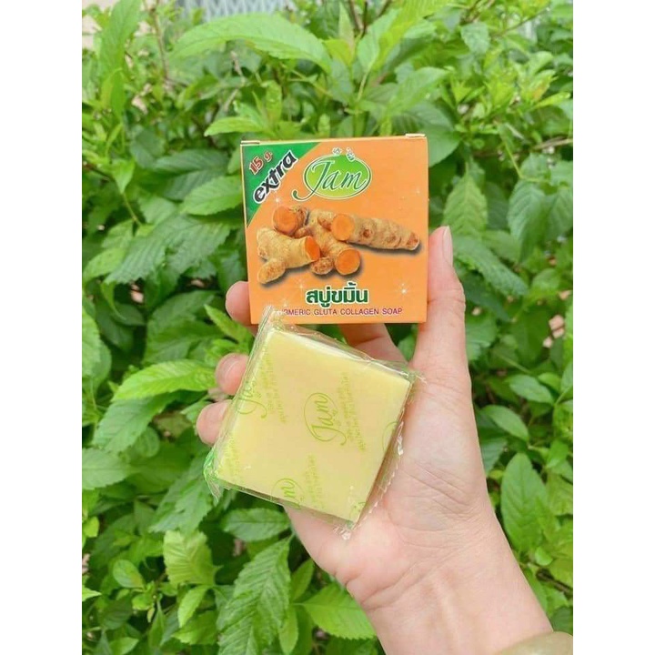 Xà phòng nghệ JAM Turmeric Gluta Collagen Soap Thái Lan (Lốc 12 hộp - 1 ...