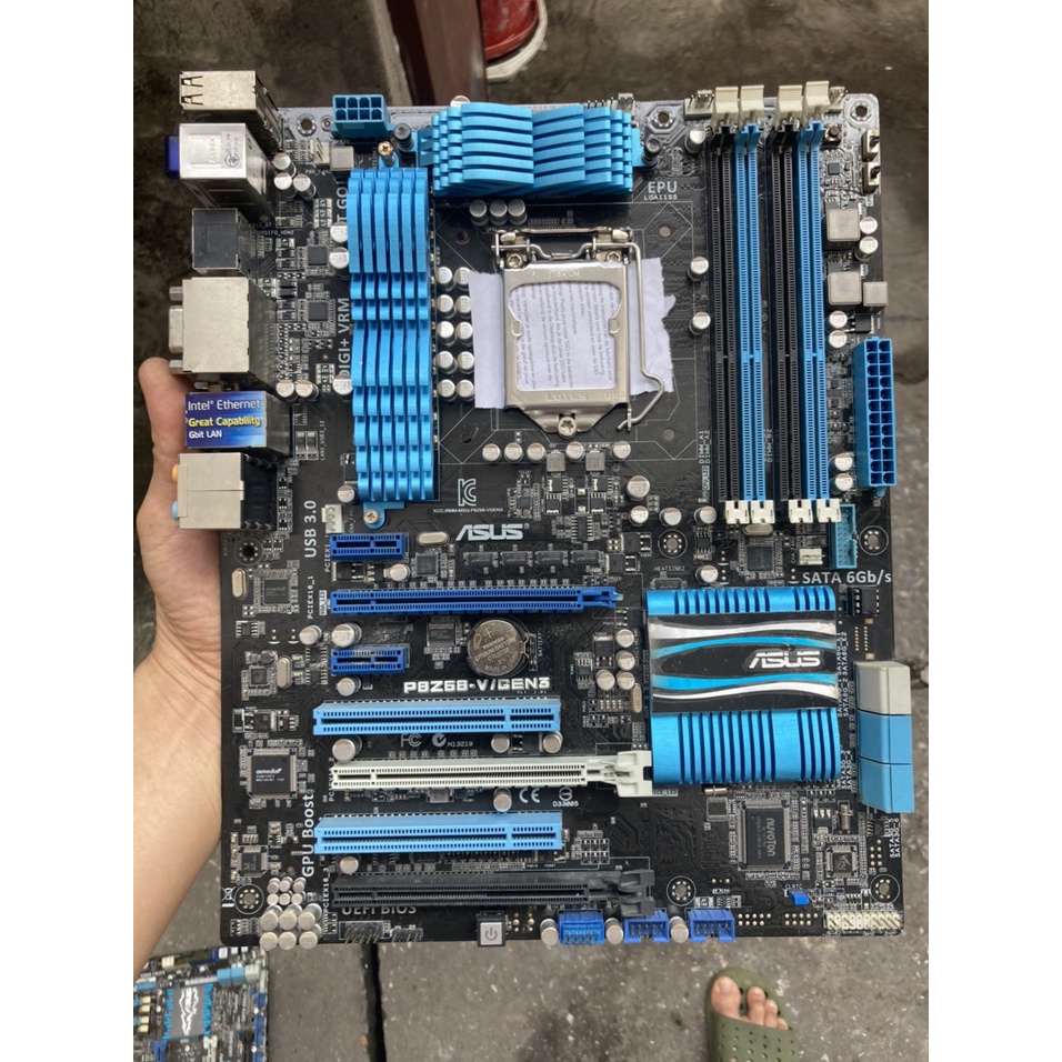 Main asus p8 z68 v gen3 4 khe ram ddr3 socket 1155 mainboard PC Z68 bo ...