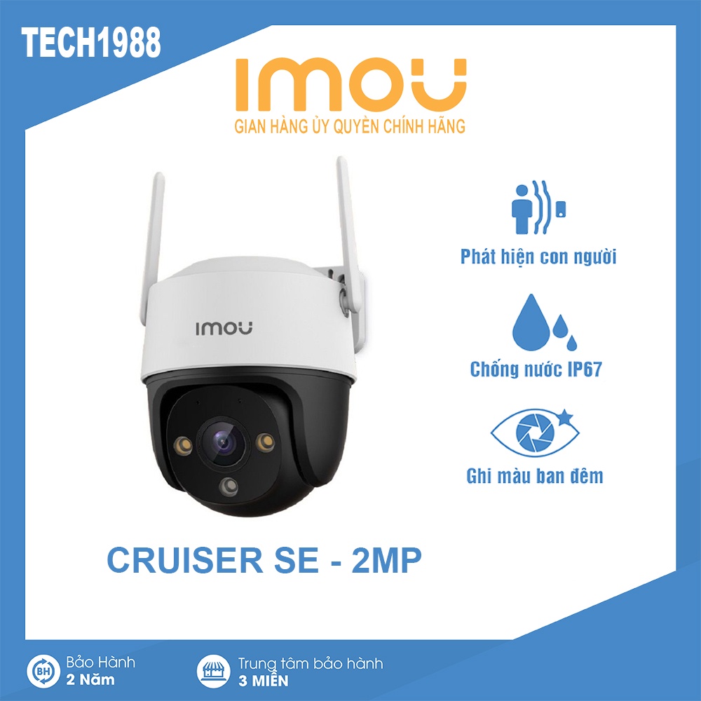 Camera IMOU PTZ S21FP 2M 1080p Xoay 360 Độ- Thu Âm- Ban Đêm Có Màu- Góc ...
