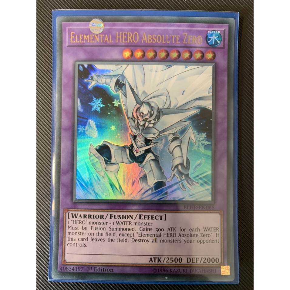Thẻ bài Yugioh: Elemental Hero Absolute Zero (Ultra Rare) | Shopee Việt Nam